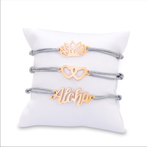 Boutique | Jewelry | Aloha Bracelet 3 Pcs Gift Set | Poshmark